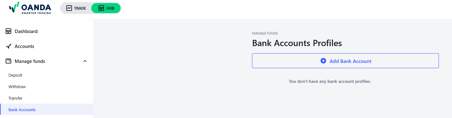 Add bank account