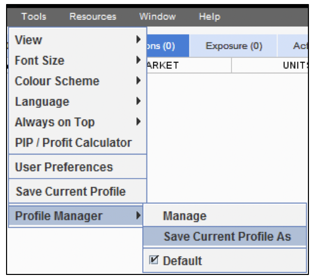 Set up multiple profiles