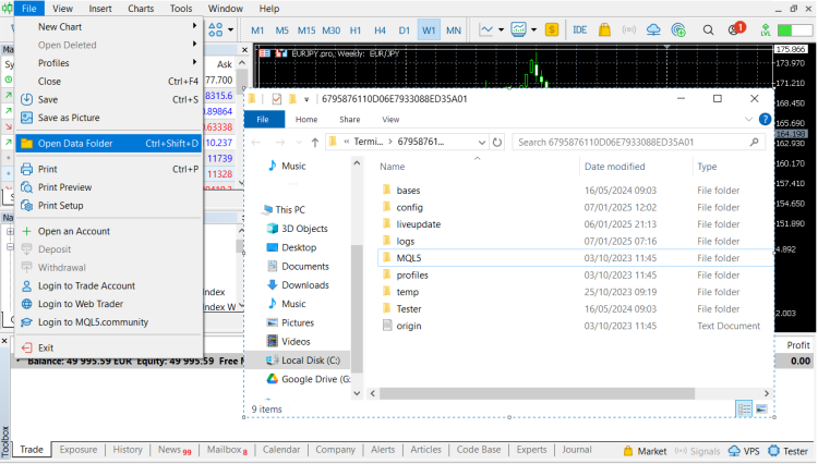 MT5 user guide for OANDA TMS