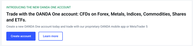 How to create and activate the OANDA One account (OANDA Europe Limited)?